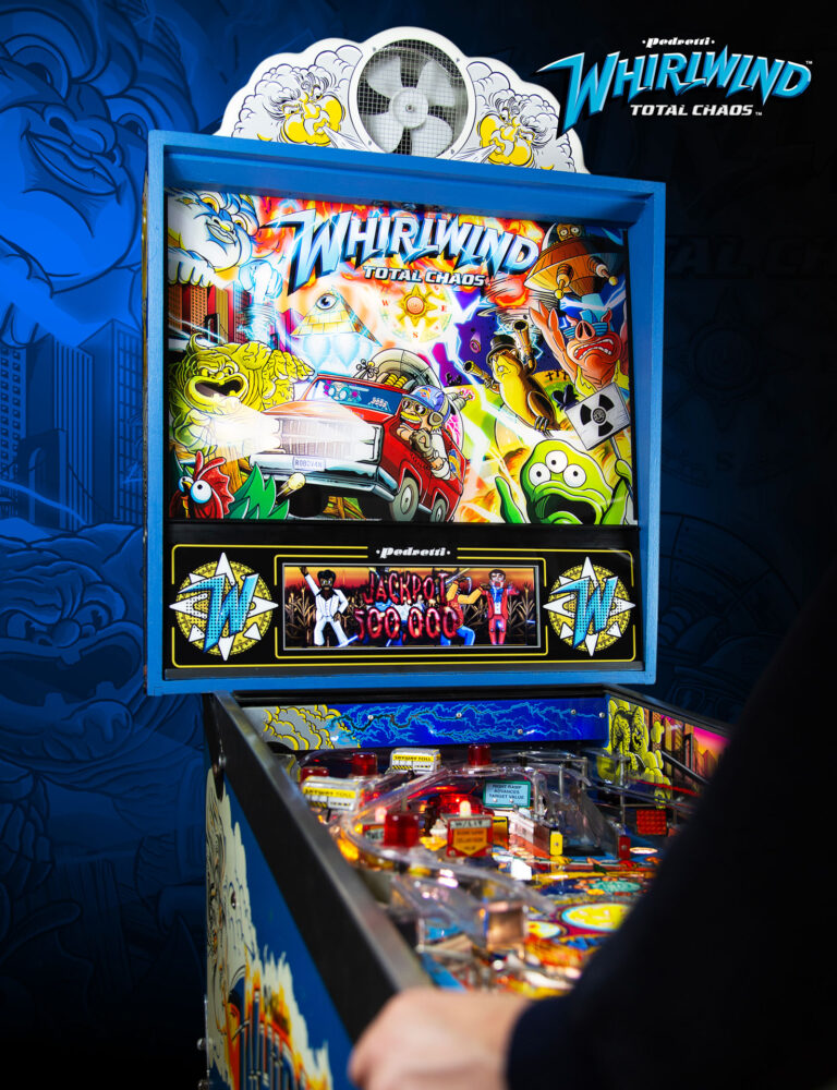 Whirlwind Total Chaos Pinball Kit - Pinball Remakes Fun House Rudy's Nightmare Pinball
