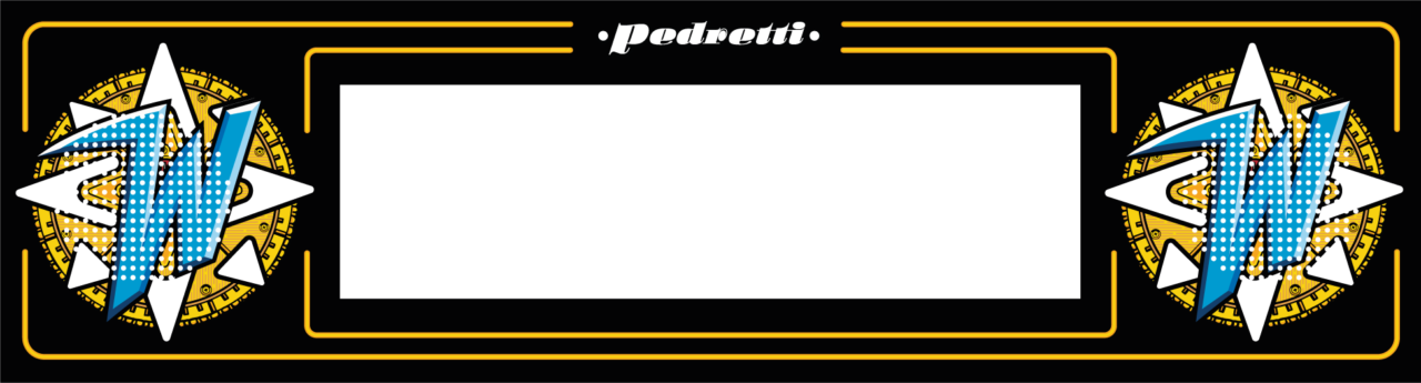 Whirlwind 2.0 speaker panel plastic - Pinball Remakes Fun House Rudy's ...