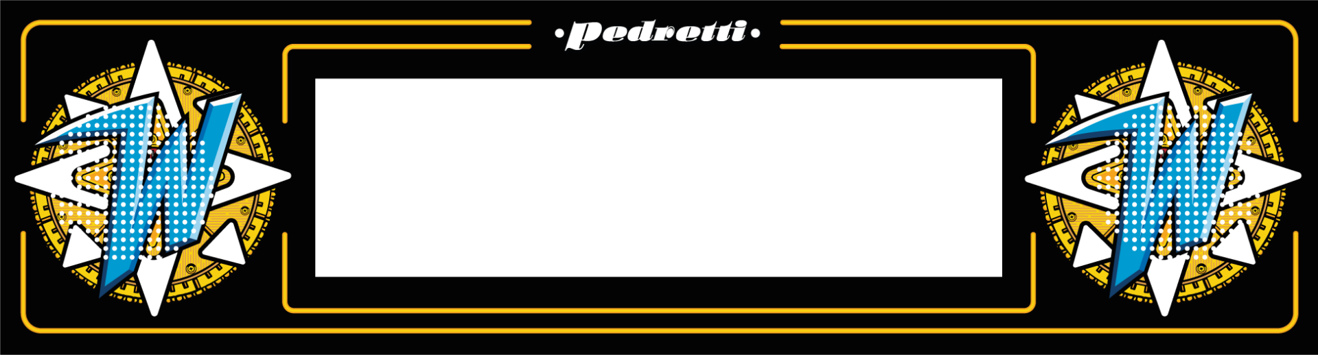 Whirlwind 2.0 speaker panel plastic - Pinball Remakes Fun House Rudy's ...